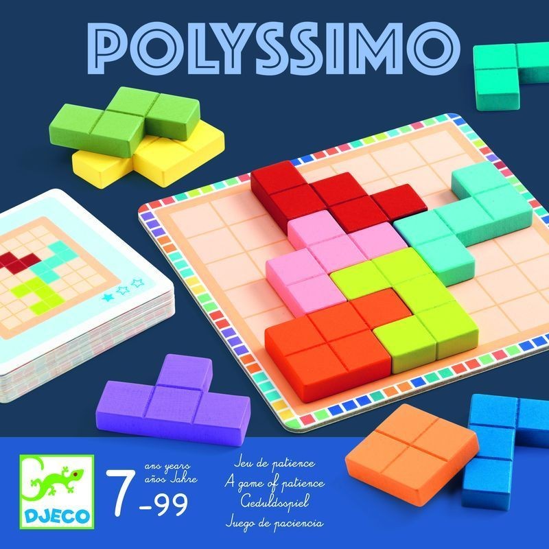 Polyssimo- jeu de patience pour jouer seul Djeco