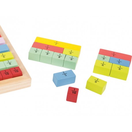 Fraction Tower® Cubes - Ensemble de 51 cubes pour travailler les ...