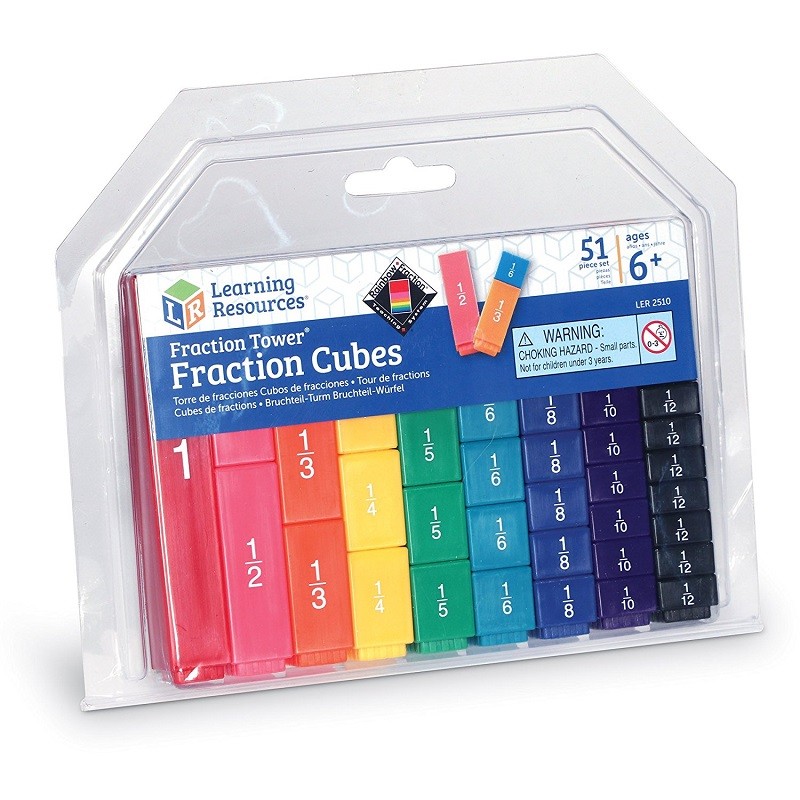 Fraction Tower® Cubes - Ensemble de 51 cubes pour travailler les ...