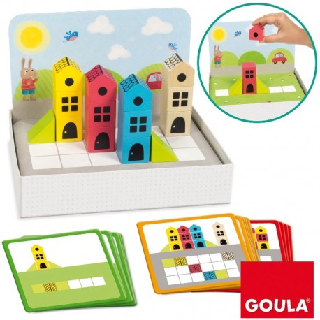 Logic City - Jeu de logique évolutif en 3 D Goula avec des cubes en ...