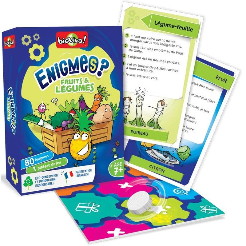Enigmes - Fruits et Légumes - Jeu de devinettes pour découvrir les ...