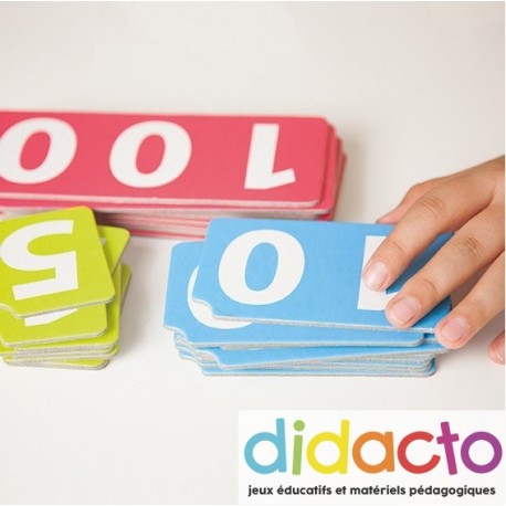 Un matériel mathématique pour comprendre les nombres de 1 à 999.