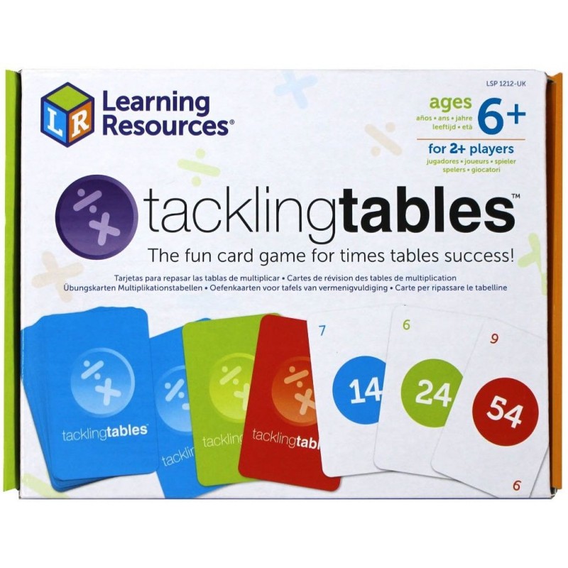 Jeu des multiplications (Tacklingtables) - Jeu de cartes pour réviser ...