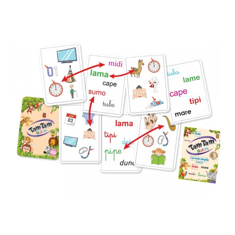 Tam Tam Safari Les mots simples
