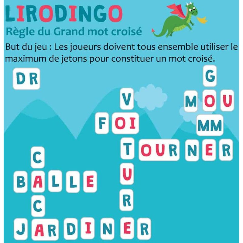 Jeu d’apprentissage de la lecture progressif avec 5 règles.