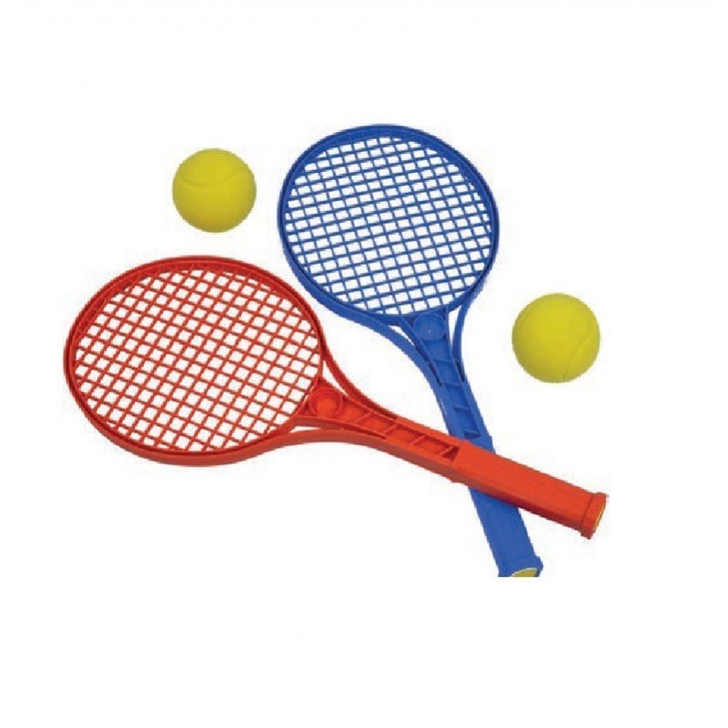 Lot de 4 raquettes avec balles - 4 petites raquettes multi jeux avec 4 ...