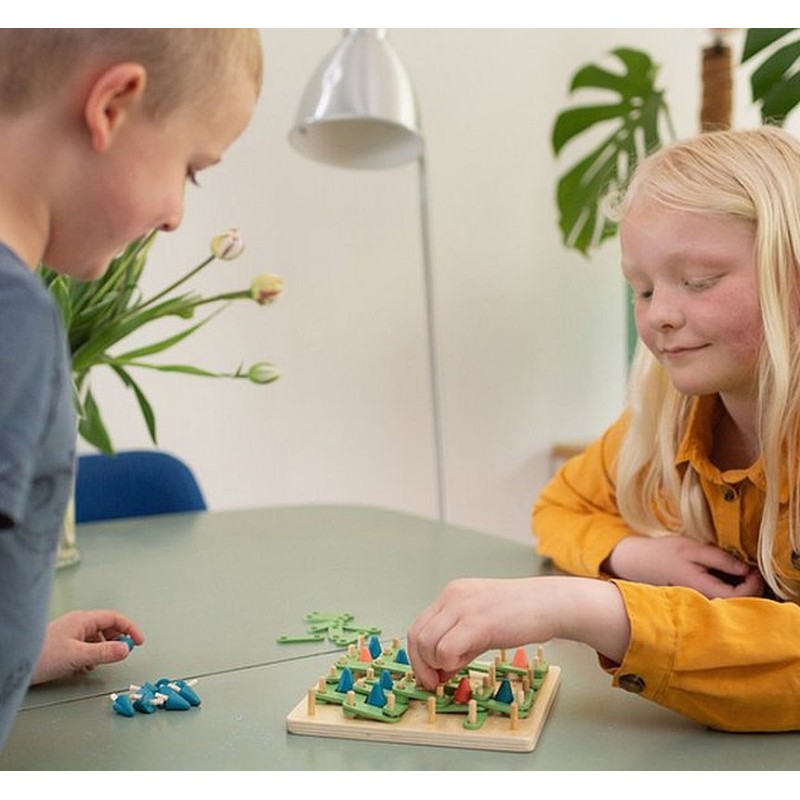 Jeu de stratégie à 2 pour être le premier à planter ses arbres.