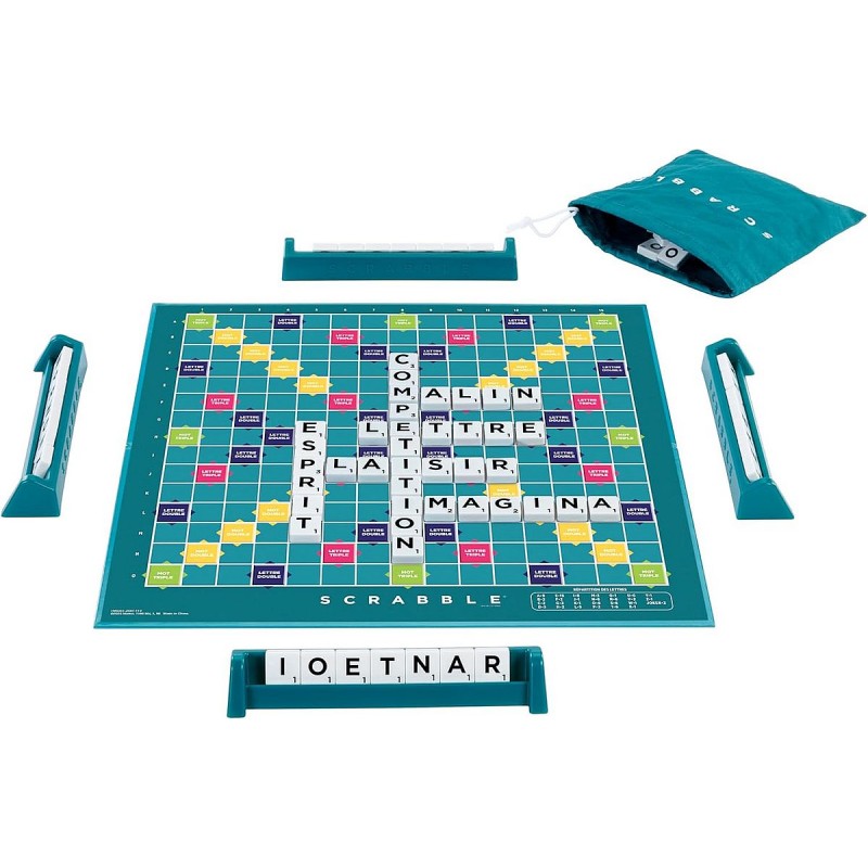 Un scrabble classique et une version coopérative dans la même boîte!