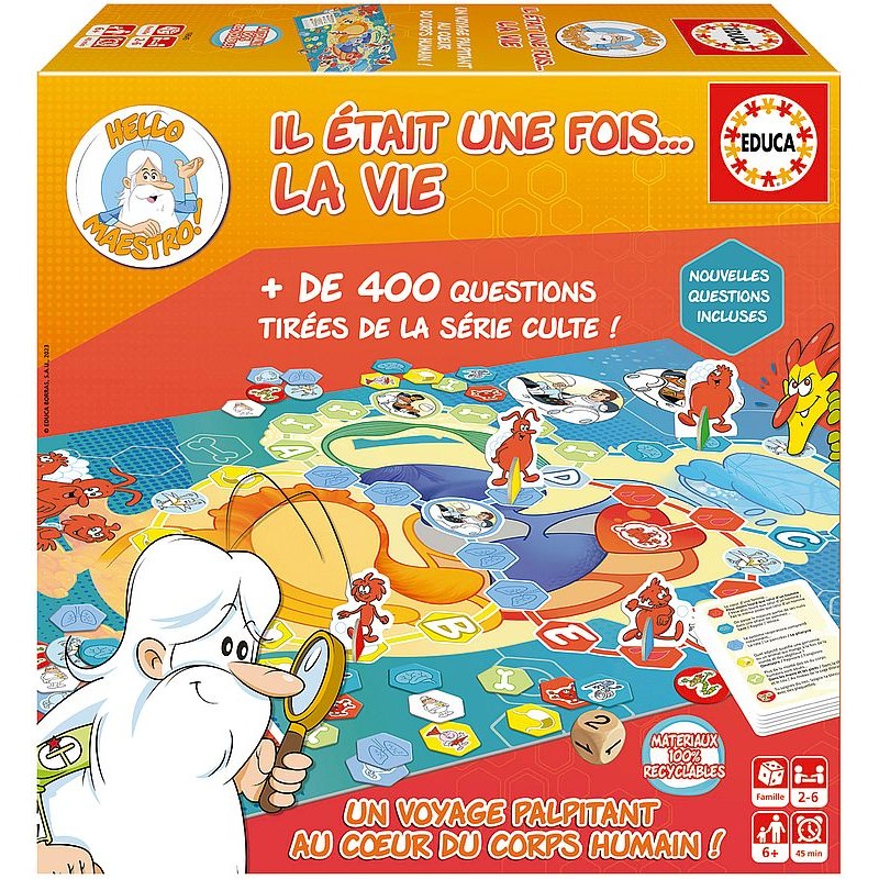 Jeu de plateau avec plus de 400 devinettes pour un voyage palpitant au ...