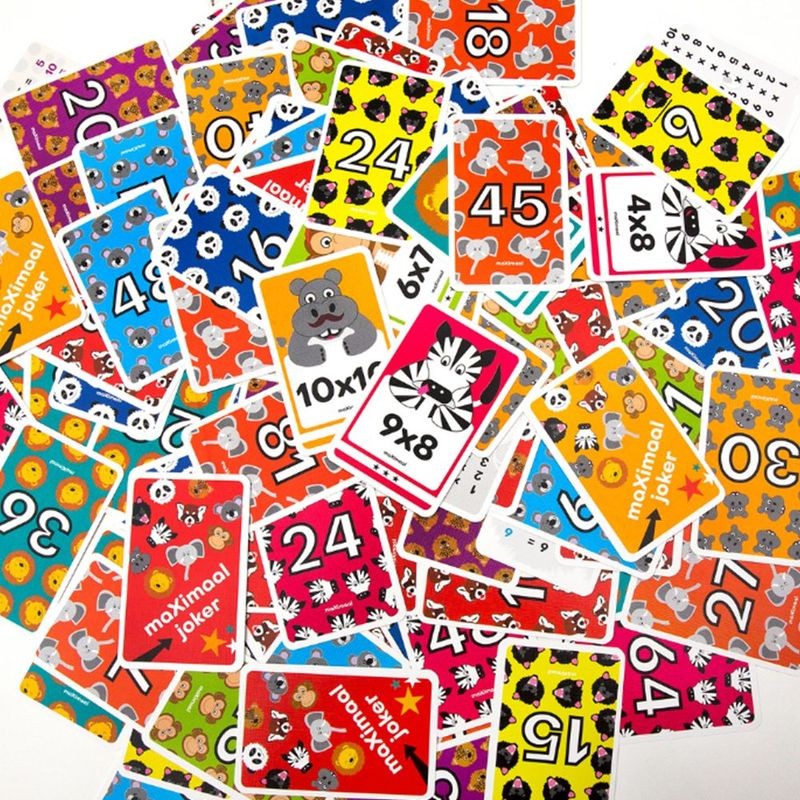 Jeu de cartes pour pratiquer et apprendre les tables de multiplication ...