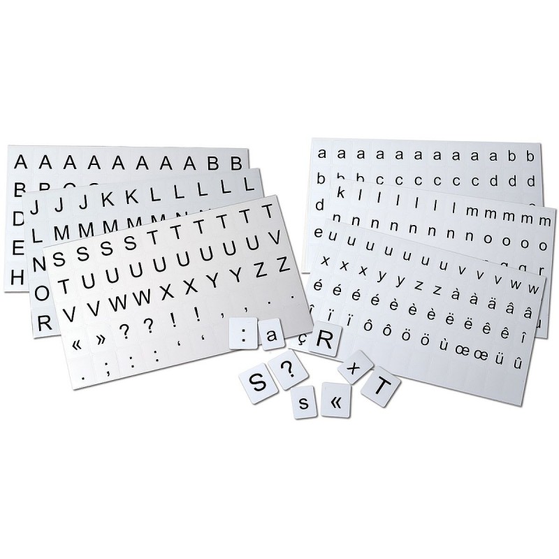 Jeux éducatifs pour reconnaître et écrire les lettres de l'alphabet