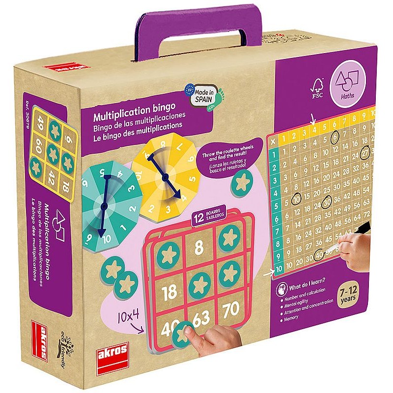 Un bingo pour apprendre et réviser les tables de multiplication!