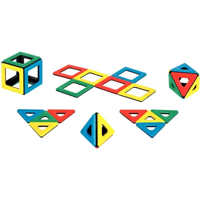 Polydron magnétique - triangles et carrés